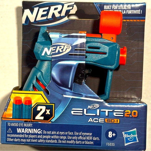 Nerf | Toys | Nerf Elite 2 Ace Sd Toy Blaster With 2 Darts | Poshmark